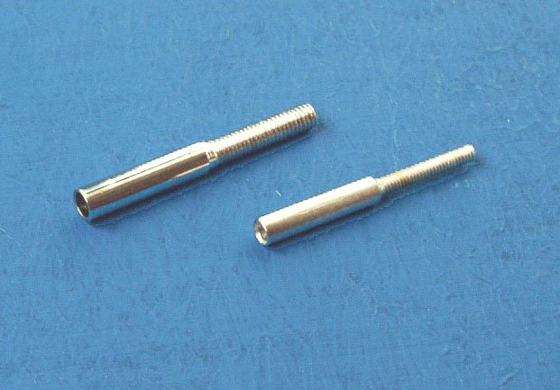 Threaded Coupler M2.5 for soldering / 100pcs., 44,95
