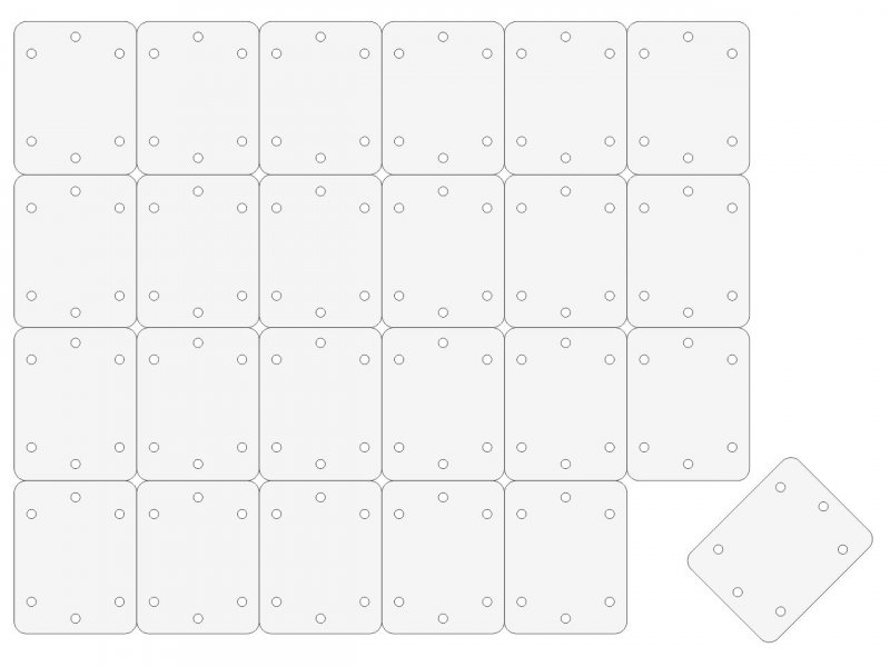 CA Hinges 25 x 20mm / 24 pcs., 4,25